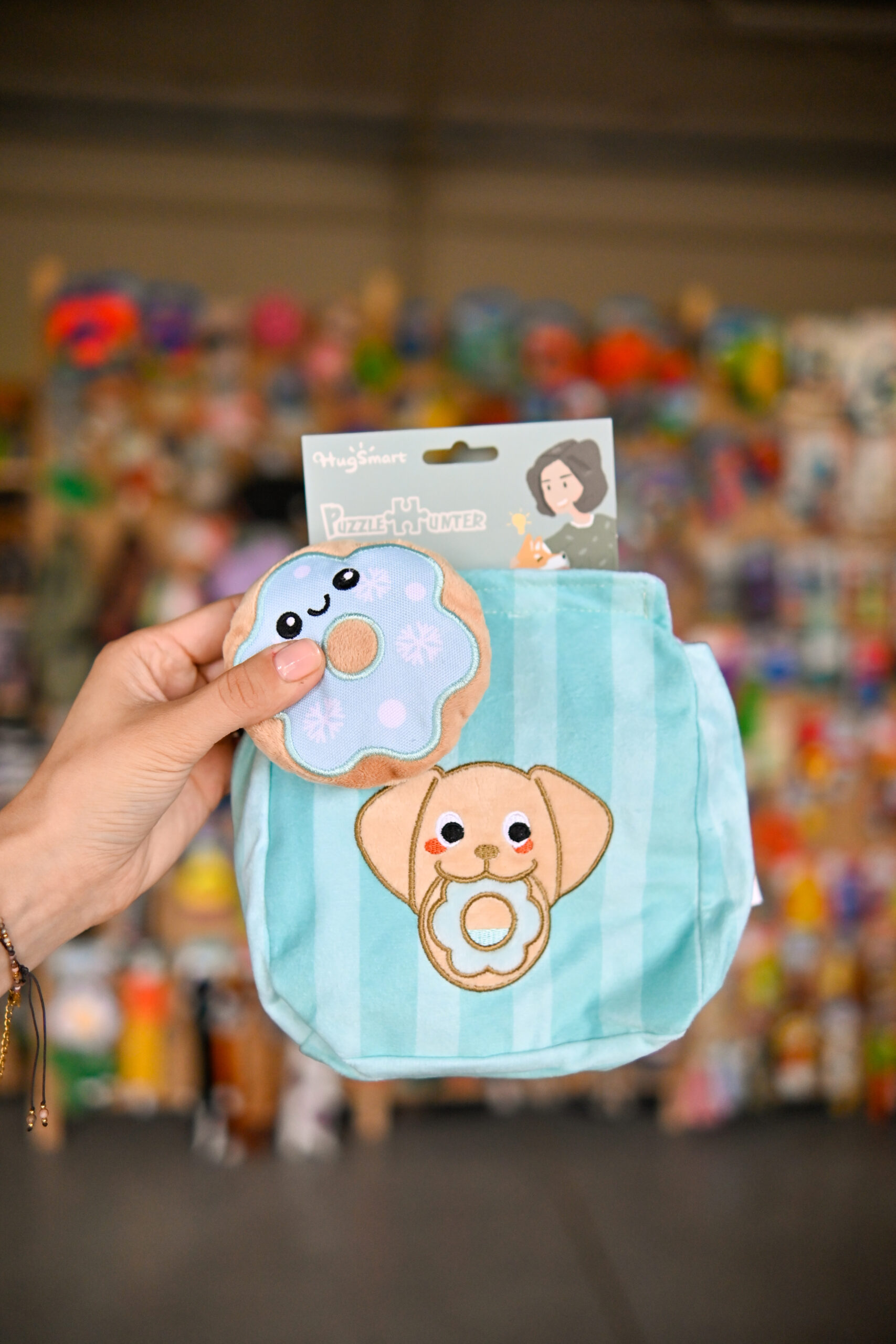 Hugsmart Winter Bites Donuts – szeleszcząca węchowa torba z pączkami ...